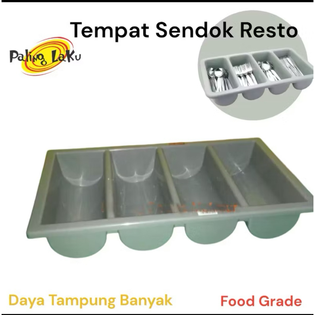 Jual ( Khusus Instant Kurir ) Tempat Sendok Resto / Rak sendok ...