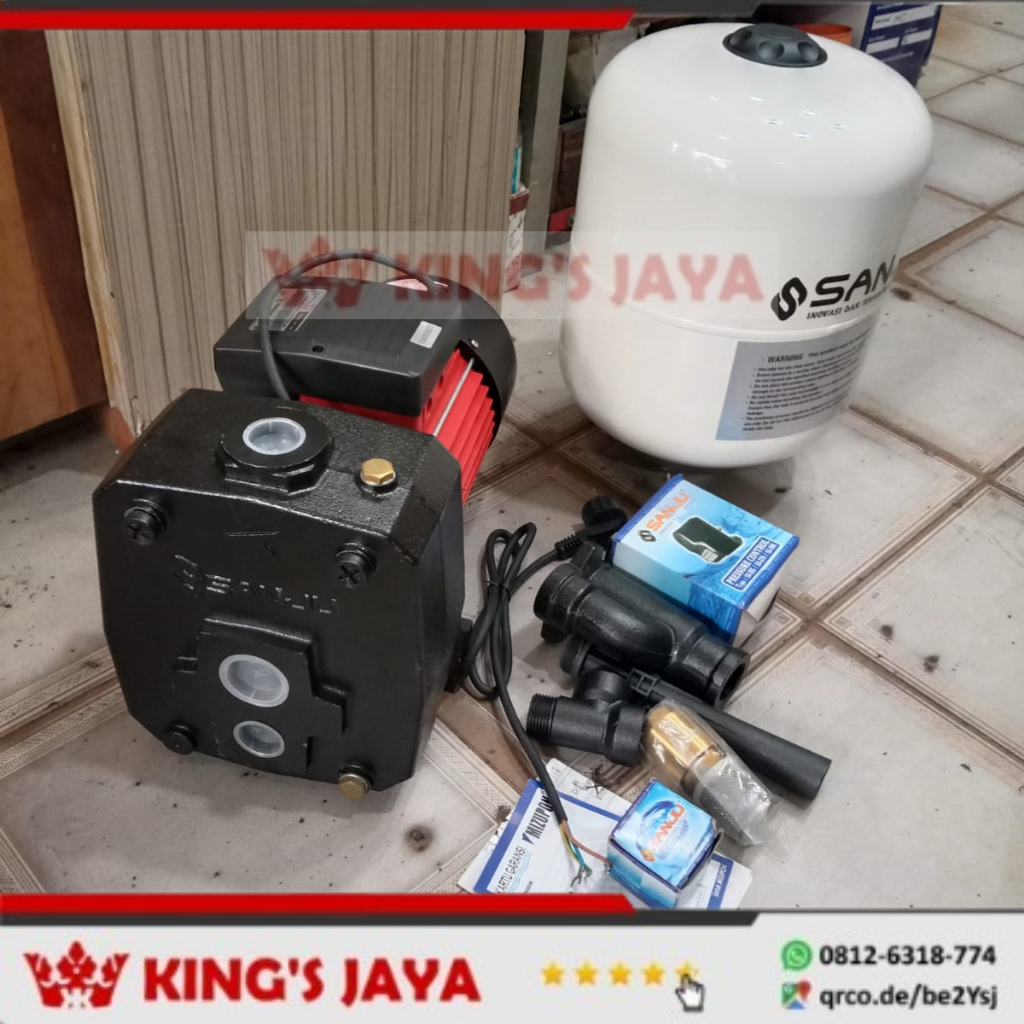 Jual Pompa Air Jet Pump SANJU SJ-505 Jetpump Otomatis Sumur Dalam SJ505 ...