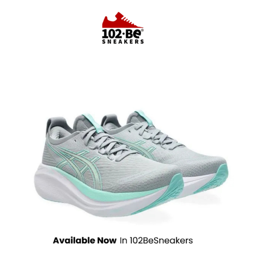 Jual Sepatu Asic GEL-NIMBUS 27 ST Women's Running Shoes - Grey Original ...