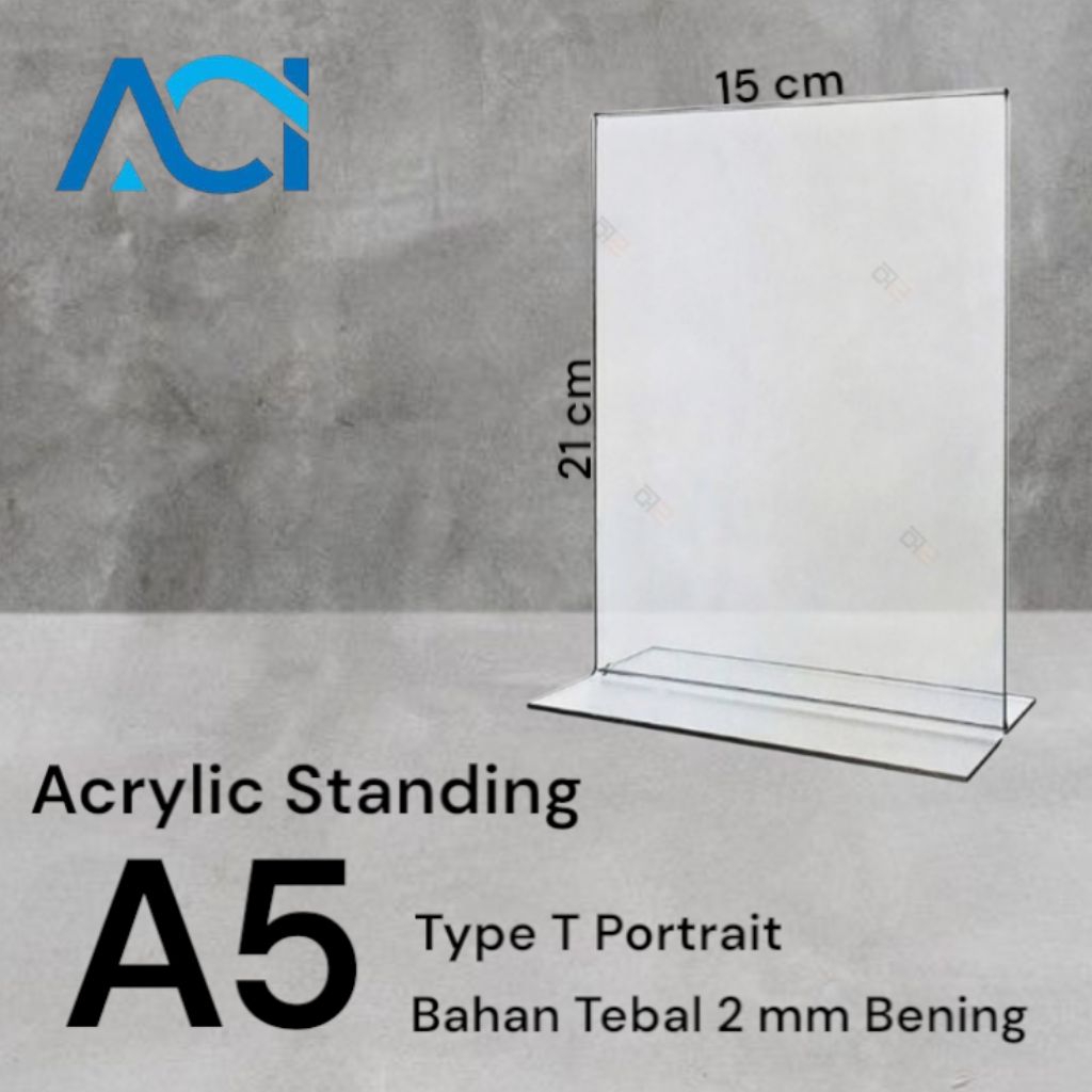Jual Akrilik Standing/Akrilik Tent Holder/Tempat Brosur/Akrilik Tent ...