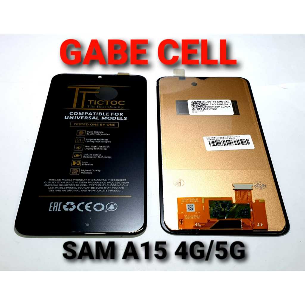 Jual LCD SAMSUNG SAM A155F/A15 4G/A156E/A15 5G/M156/M15 5G BLACK ...