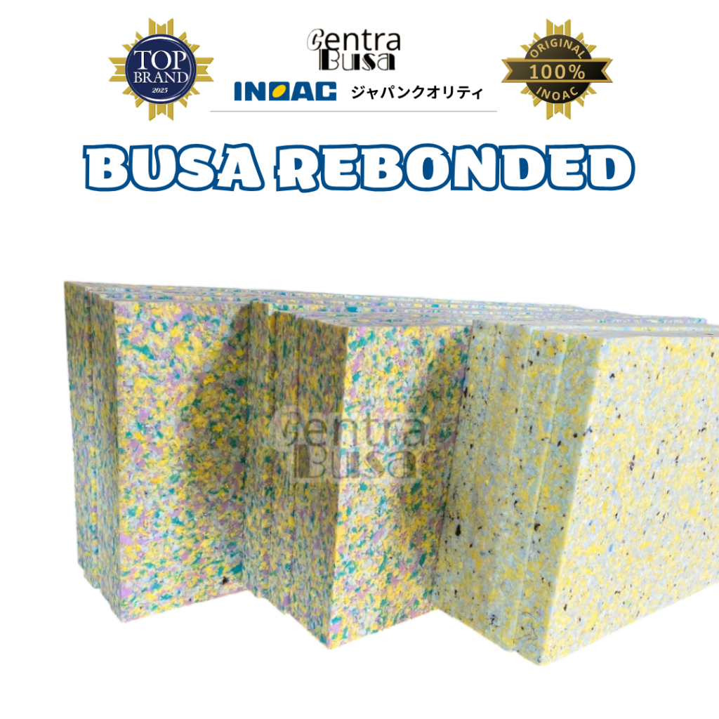 Jual Busa Rebonded INOAC 50x50 cm, 100x50 cm, 100x100 cm BISA CUSTOM ...