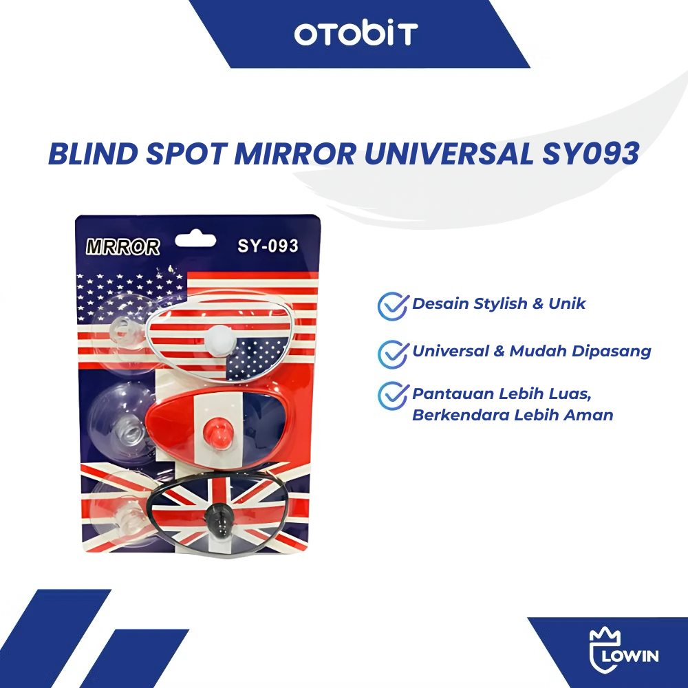 Jual Kaca Spion Mobil Blind Spot Mirror Universal 3PCS / Spot Mirror ...