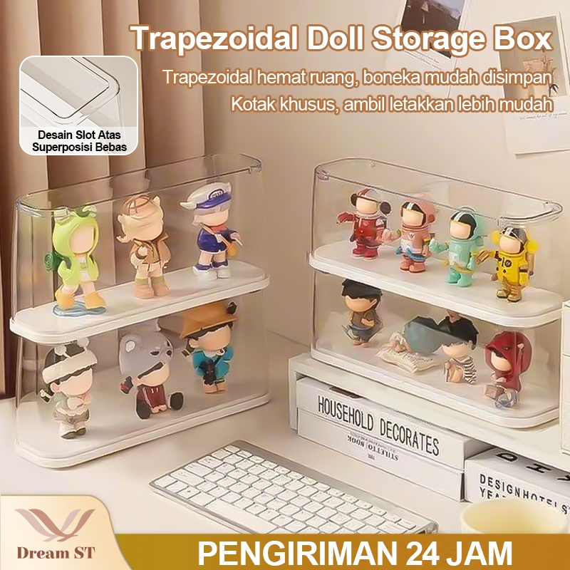 Jual [Dream Street] Kotak Display Akrilik Popmart Organizer Penyimpanan ...