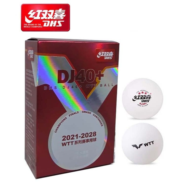 Jual DHS Double Happiness Bola / Ball 3 Star WT DJ40+WTT (isi 6 Butir) | Shopee Indonesia