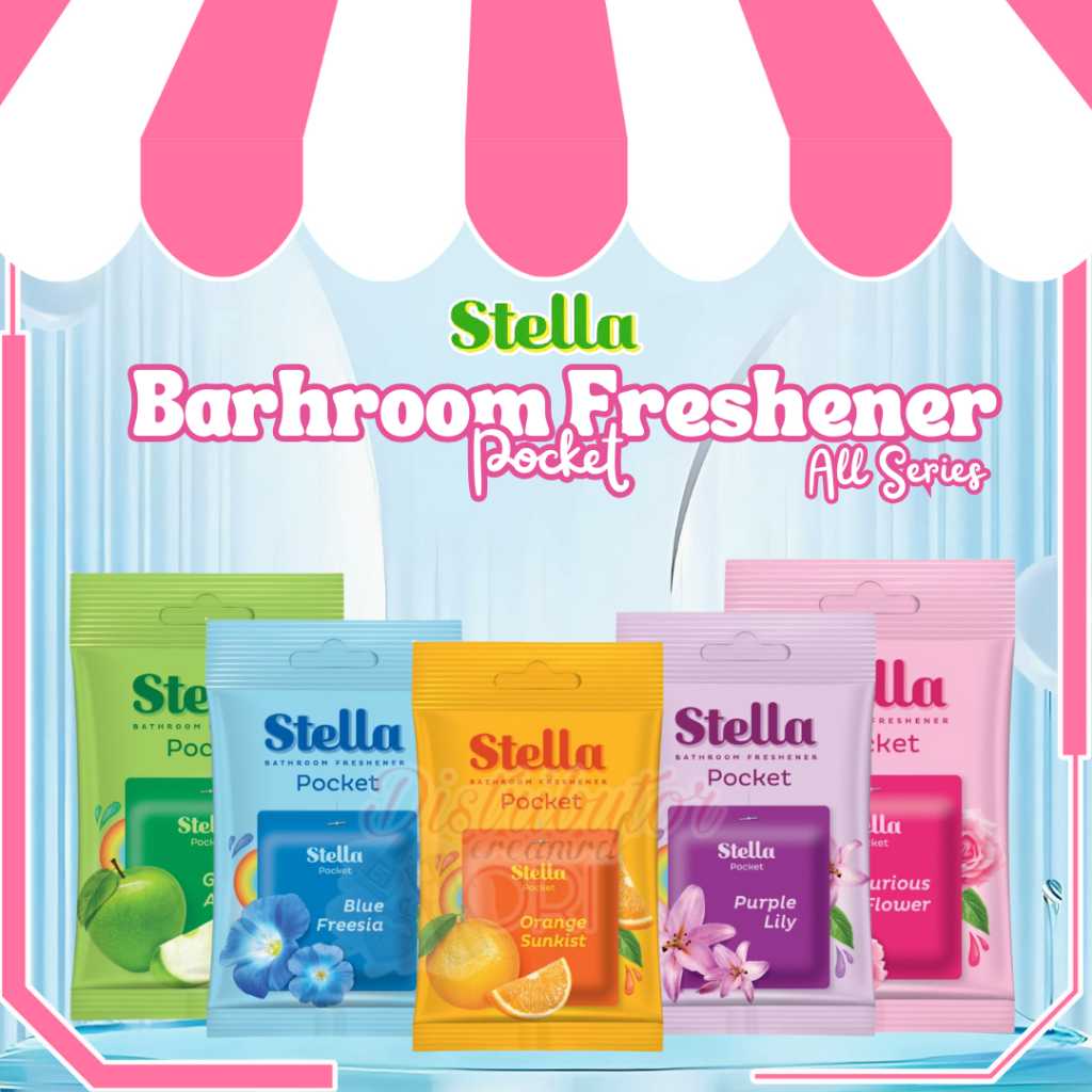Jual Stella Pocket Bathroom Freshener 10g - Pengharum Kamar Mandi ...