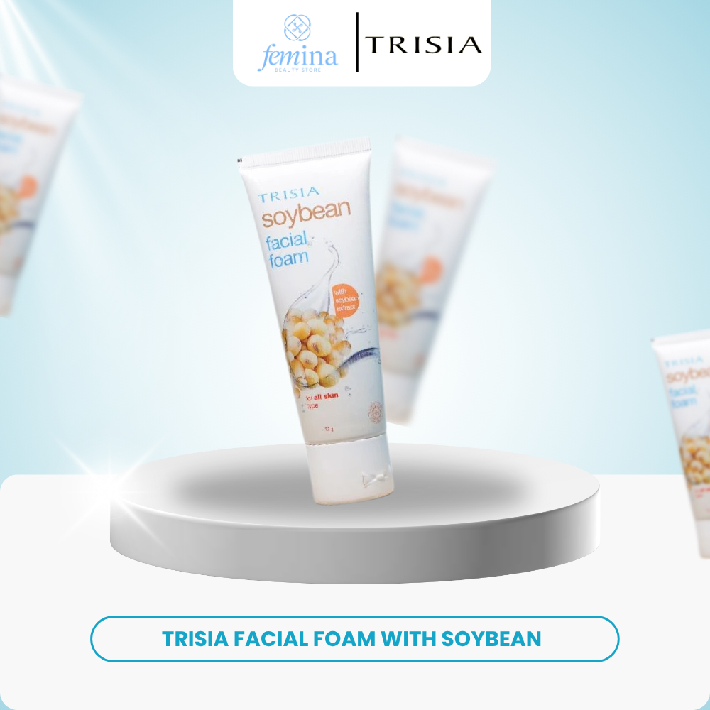 Jual TRISIA - Soybean Facial Foam 75gr | Shopee Indonesia