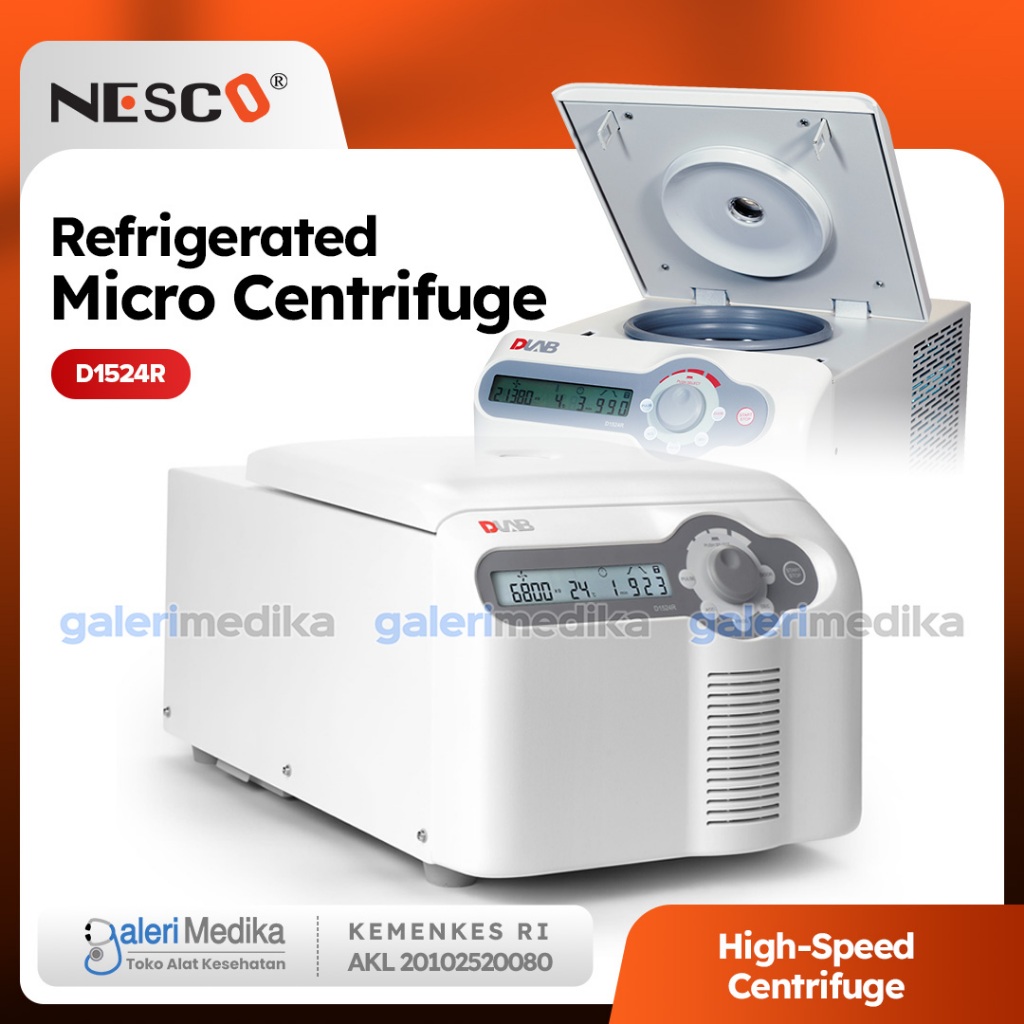 Jual NESCO Micro Centrifuge Refrigerated D1524R High-Speed Alat ...
