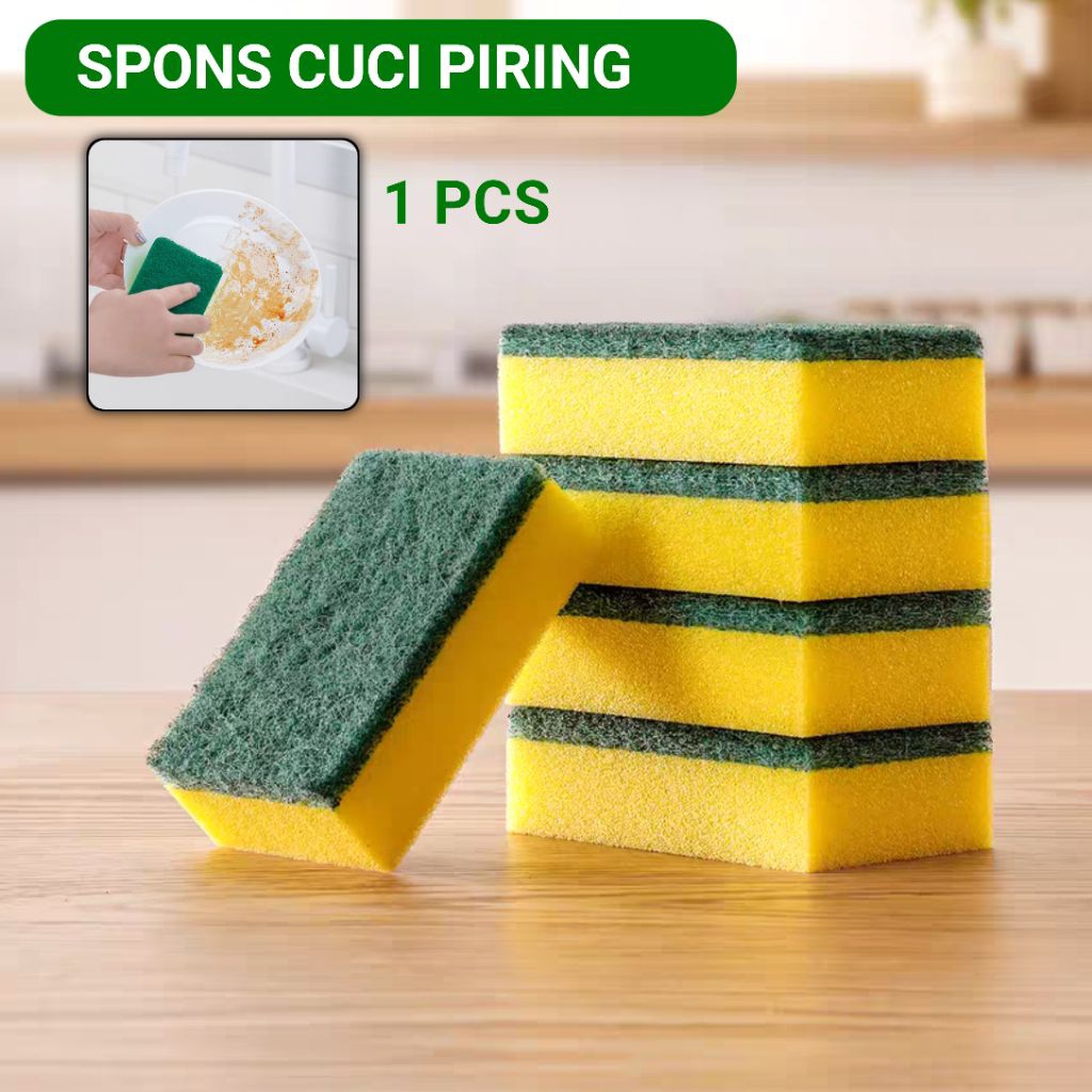 Jual spons busa cuci piring GRESSPONS angkat noda membandel | Shopee ...