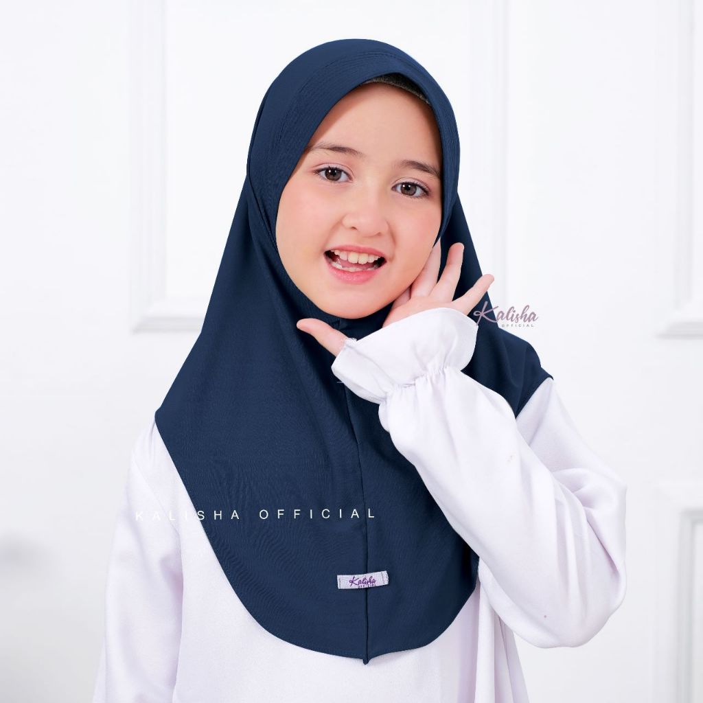 Jual Kerudung Instan Jersey Anak Hijab Pinguin Alika Jilbab Instan Anak By Kalishaofficial ...