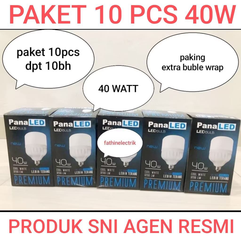 Jual BOHLAM LED / LAMPU LED PANALED PREMIUM 5W-50W PAKET 10PCS | Shopee Indonesia