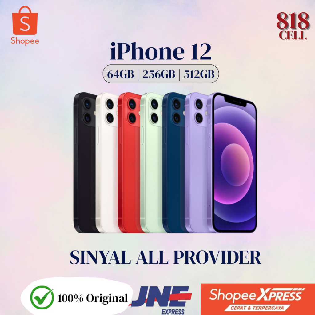 Jual iPhone 12 128GB | 64GB Original Mulus Bergarasi,Jaringan ALL PROVIER Good Condition No ...