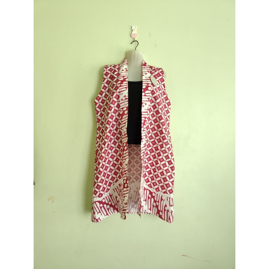 Jual vest batik / outer yukensi | Shopee Indonesia