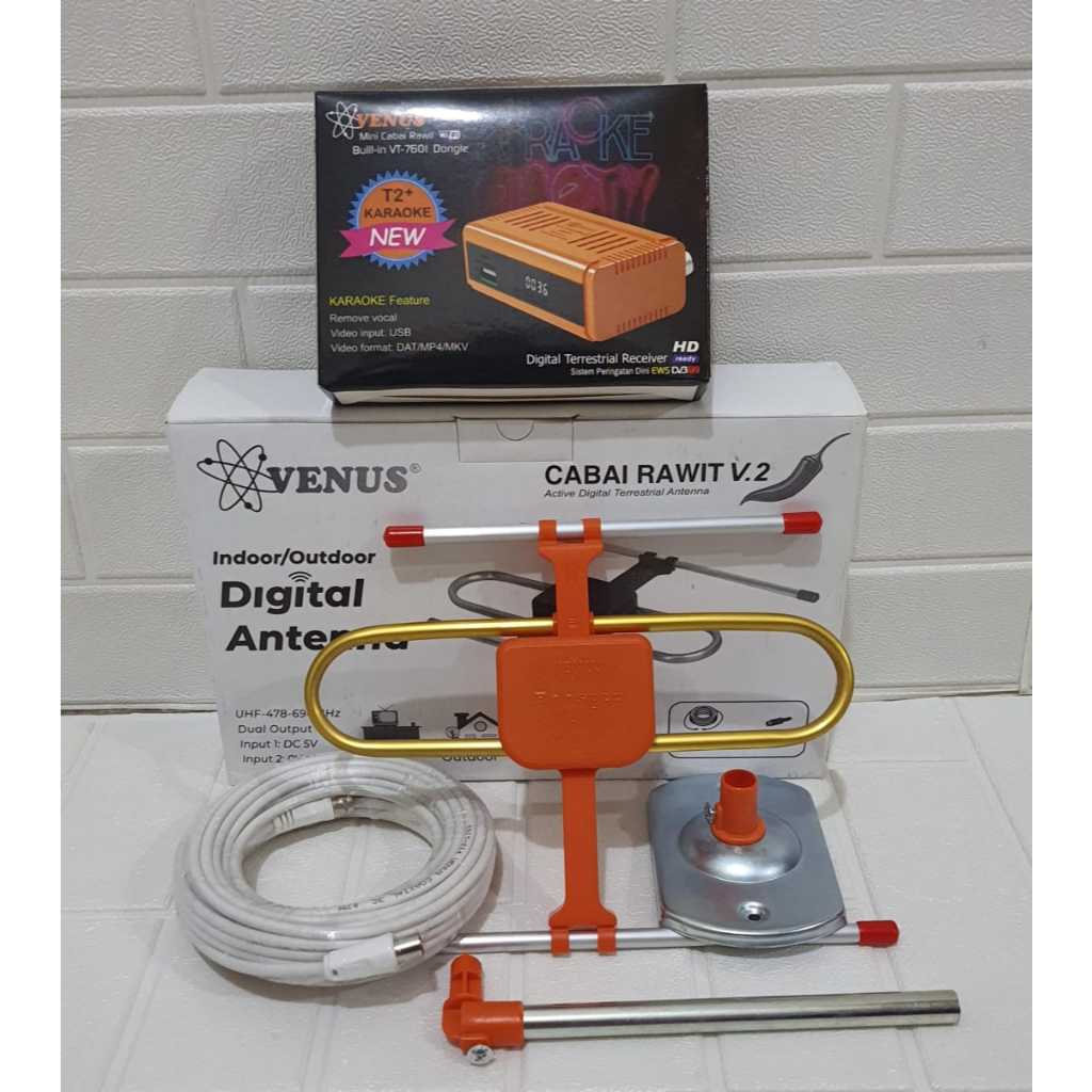 Jual Set Top Box TV Digital Venus Cabai Rawit Mini / New Brio Mini Wifi ...
