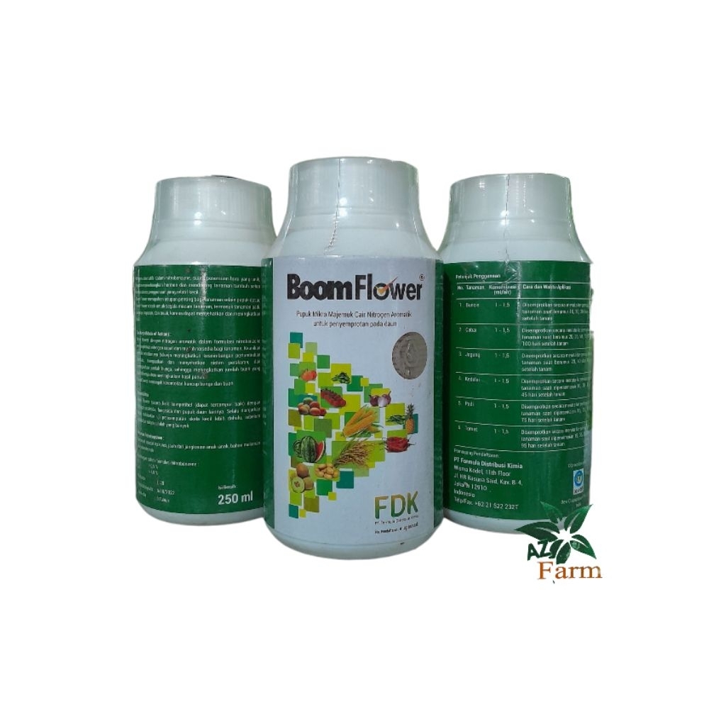 Jual BOOM FLOWER 250ML PUPUK CAIR NUTRISI MIKRO MAJEMUK UNTUK TANAMAN ...