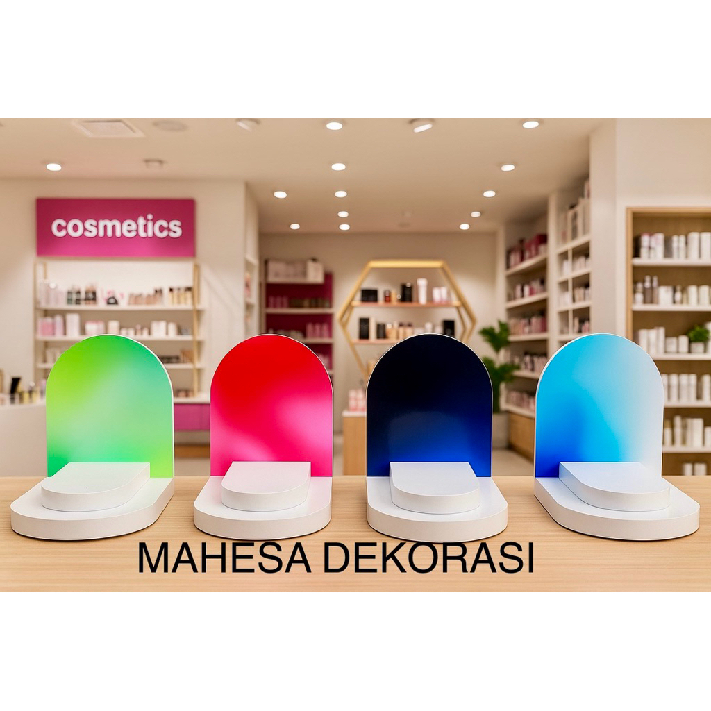 Jual Rak Display Pvc board product display uk Bisa Custom Gambar Model ...