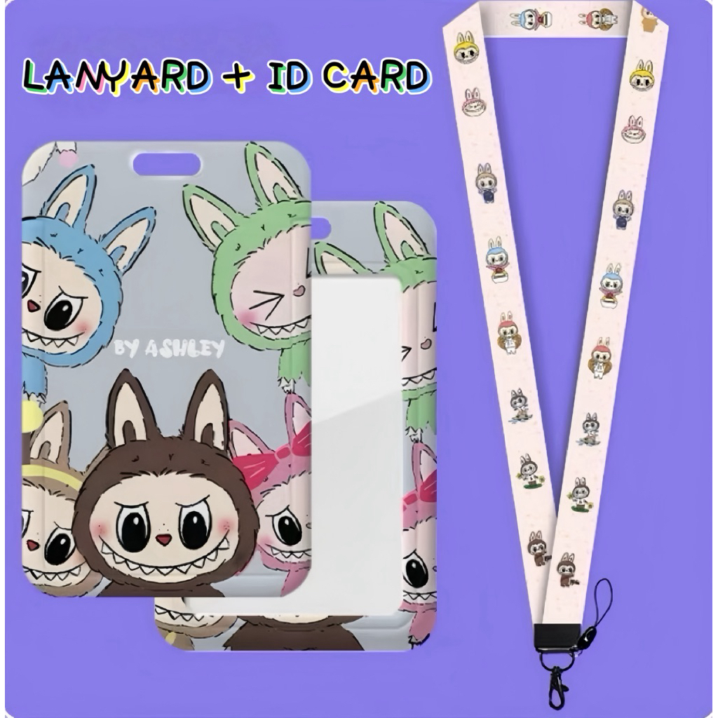 Jual TALI GANTUNGAN ID CARD HOLDER LABUBU ID CARD KARAKTER LABUBU TALI GANTUNGAN ID CARD PHOTO ...