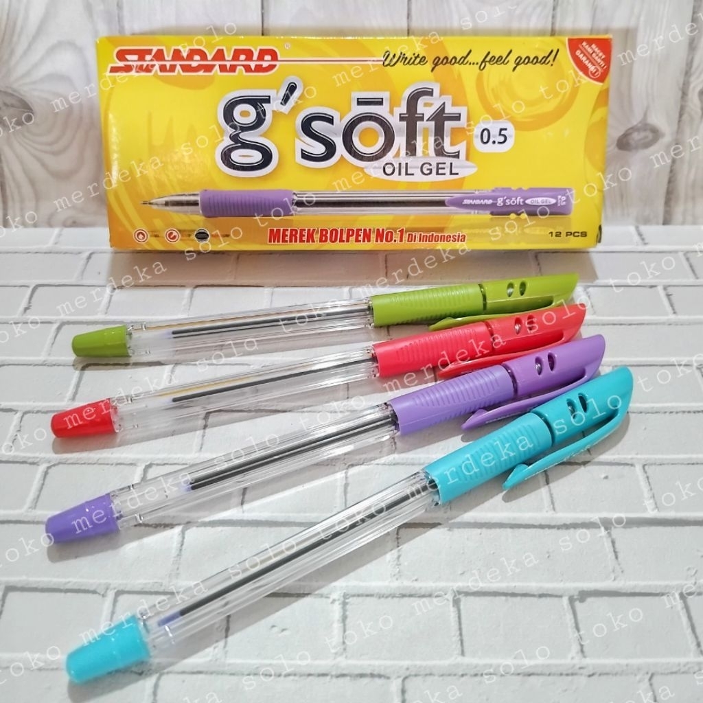 Jual Bolpoint Standard G'soft (tinta hitam) | Shopee Indonesia