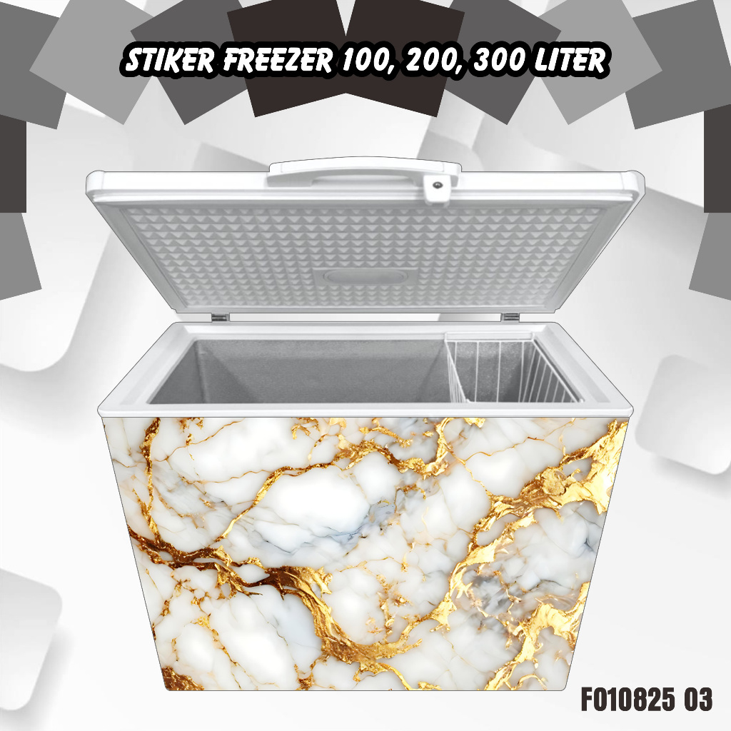 Jual Sticker Stiker Freezer Cover Protector Anti Gores Marble 100 200 ...