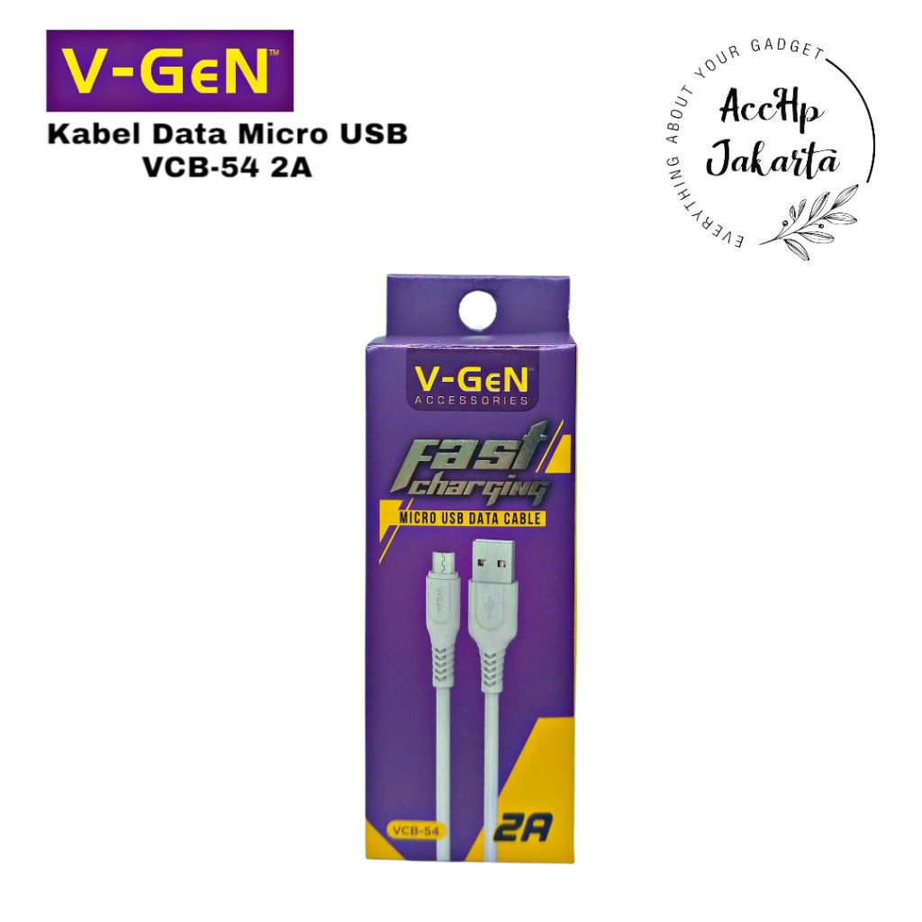 Jual Kabel V-GeN VCB-54 / VCB-21 Kabel Data VGEN Micro USB Fast ...