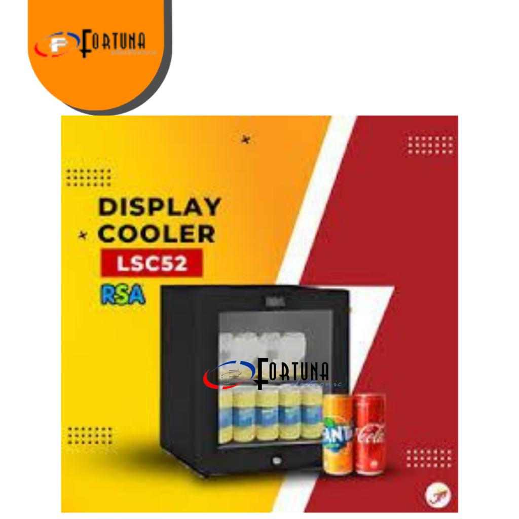Jual Showcase Mini RSA 52 Liter LSC52 / LSC-52 Mini Bar Display Cooler Garansi Resmi | Shopee ...