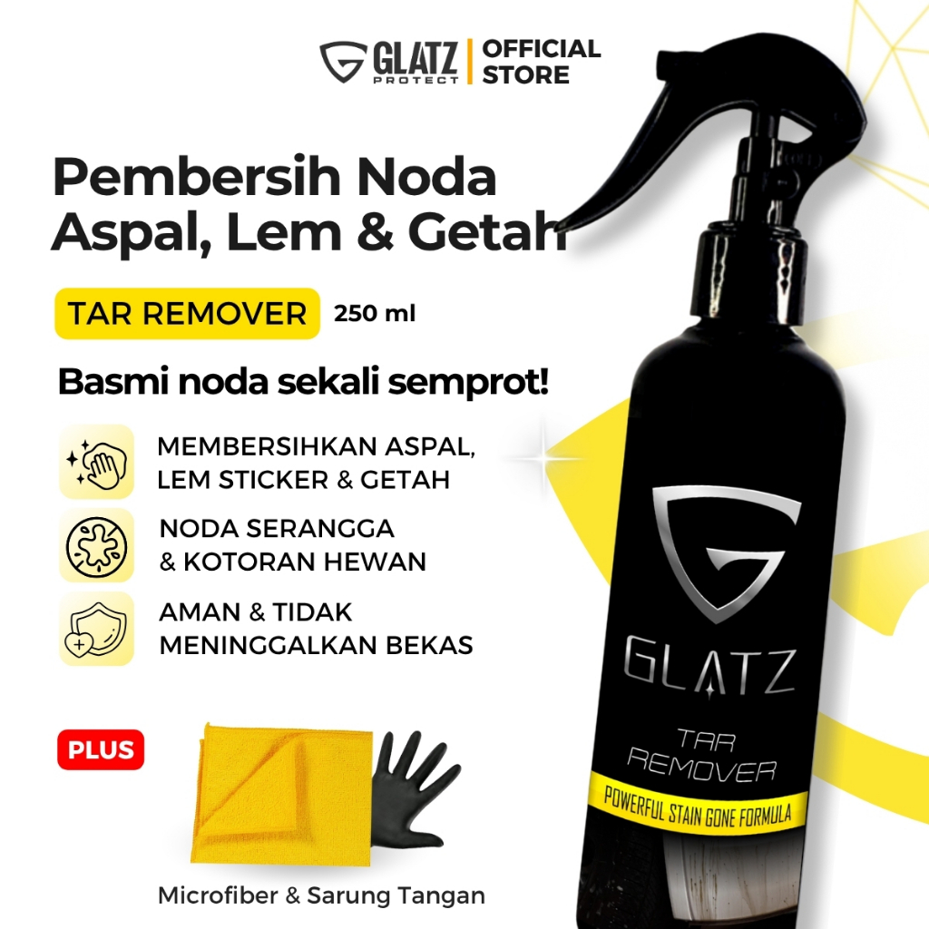 Jual GLATZ TAR REMOVER - Penghilang Aspal Body Mobil, Pembersih Bekas Lem Stiker, Getah & Noda ...