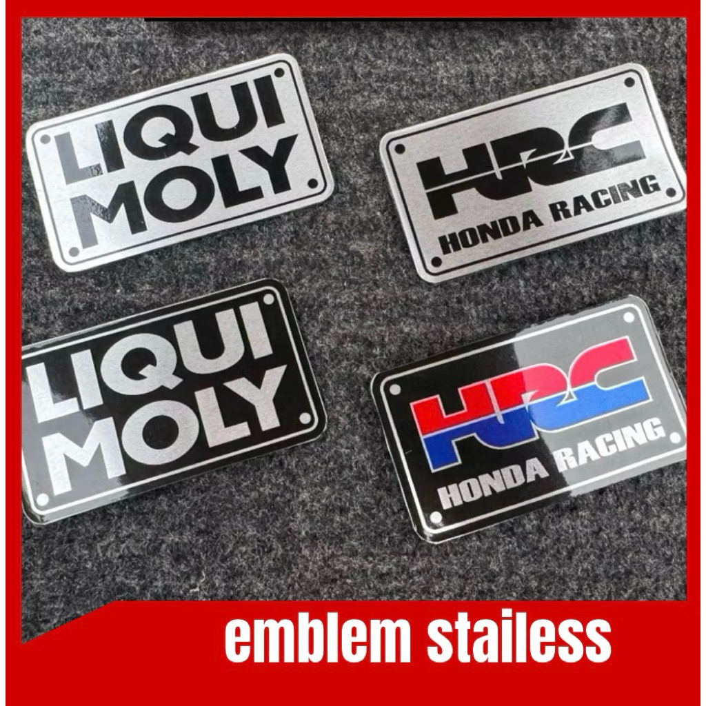 Jual EMBLEM HUGGER / SENSOR LIQUI MOLY STAINLESS LIQUI MOLY | Shopee ...