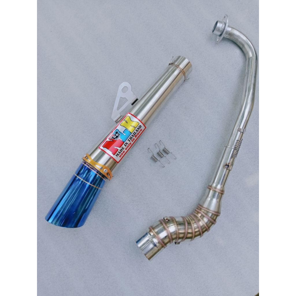 Jual NLK Pipe 51mm canister conical open specs exhaust pipe for Wave ...
