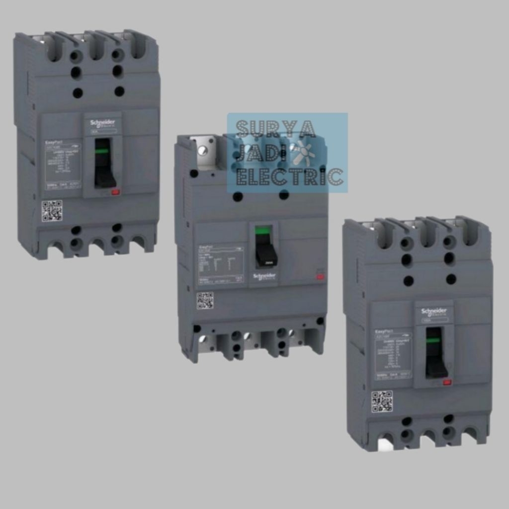 Jual MCCB Breaker Schneider EZC EZC100F 100A/3P 100A 3P 100A 3 Pole ...