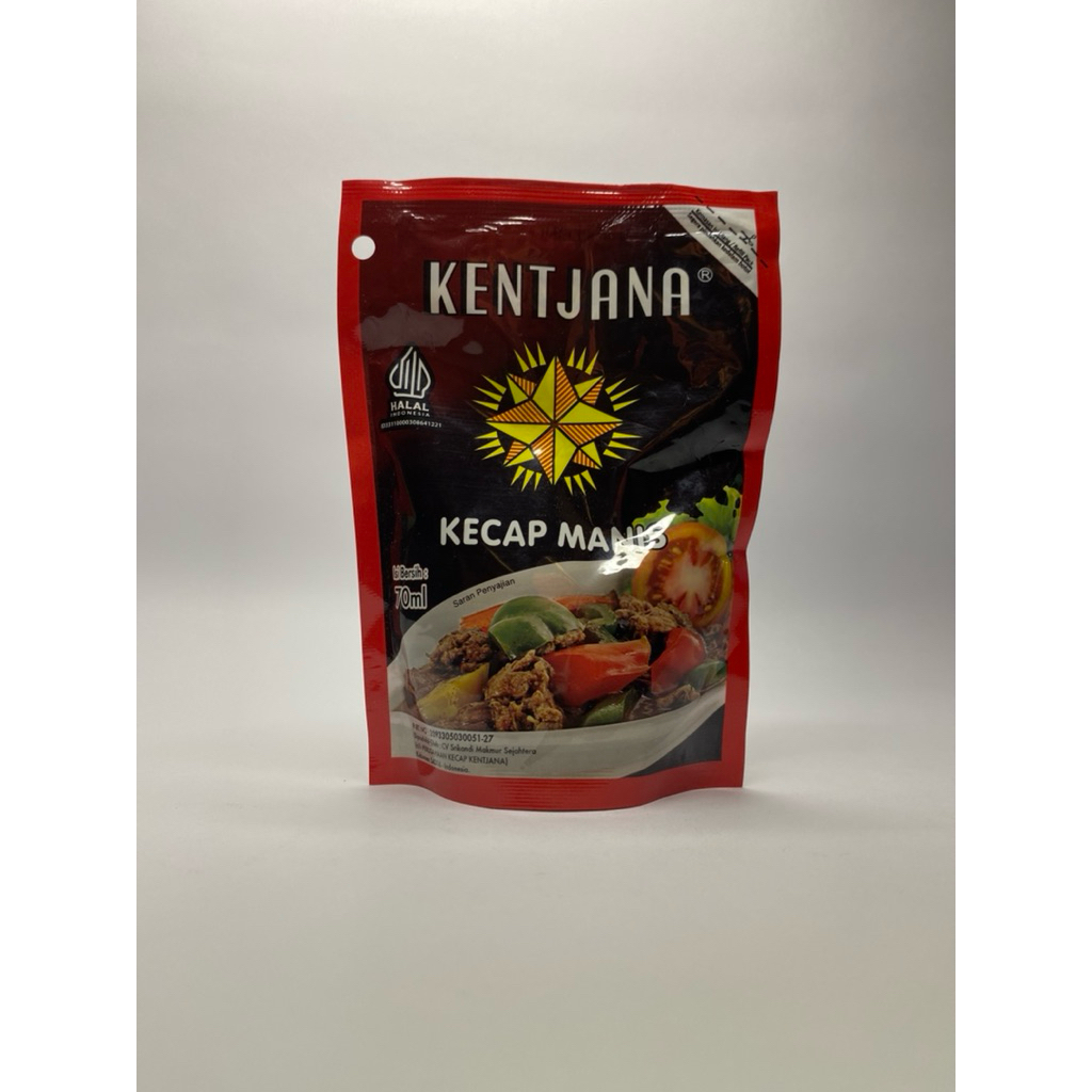 Jual kecap manis/gula merah/kentjana refill stending pouch 220 ml ...