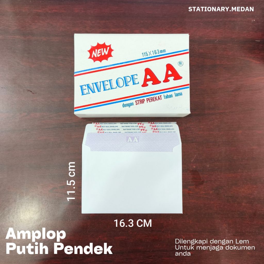 Jual amplop putih pendek No. 110 AA (115 x 163 mm) | Shopee Indonesia