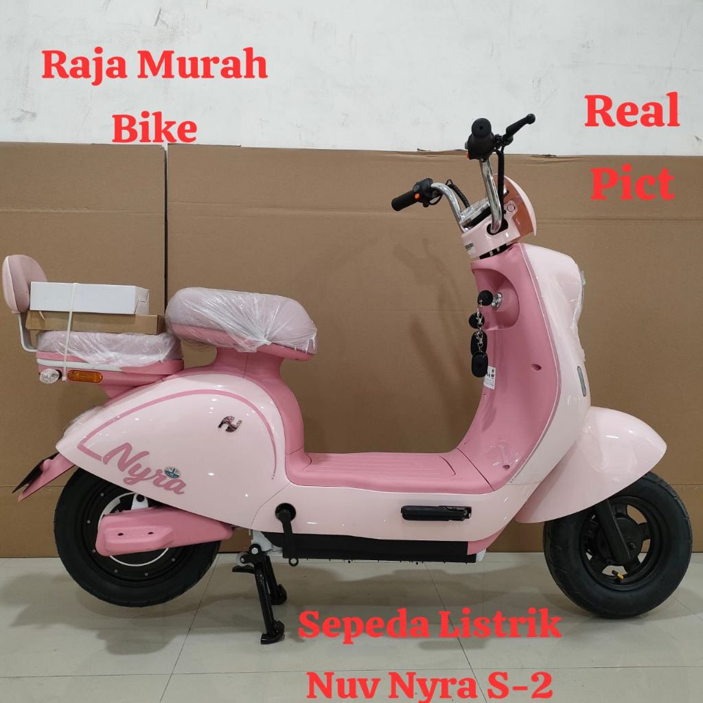 Jual Sepeda Listrik Terbaru PMB Nuv Nyra S-2 850 Watt 48VG 12 AH Bergaransi Sepeda Listrik Nuv ...