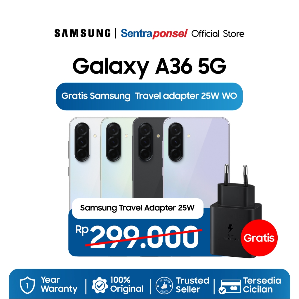 Jual Samsung Galaxy A36 5G 8GB/128GB 8GB/256GB - Garansi Resmi | Shopee ...