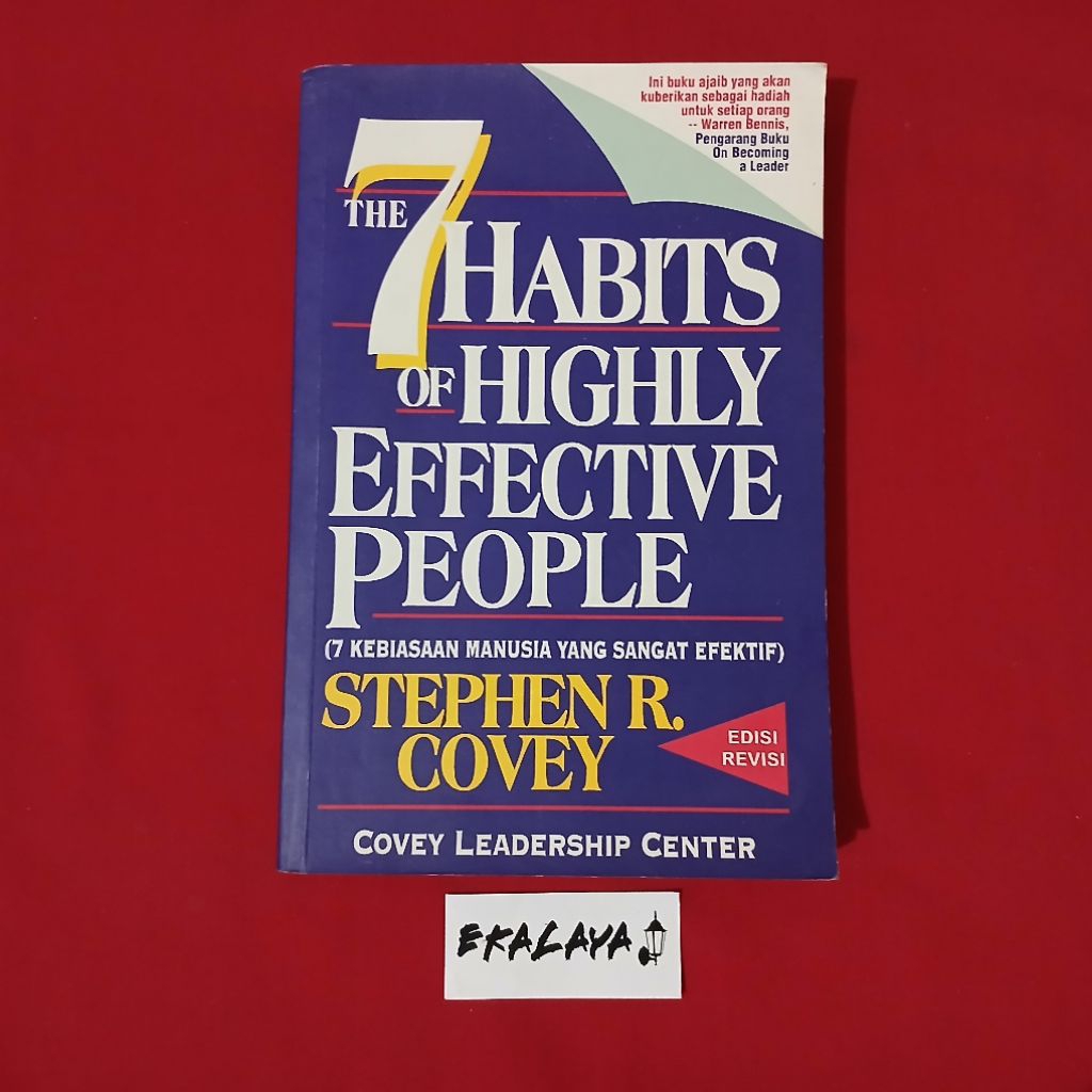 Jual Buku Motivasi 7 HABITS OF HIGHLY EFFECTIVE PEOPLE - Stephen R. Covey | Shopee Indonesia