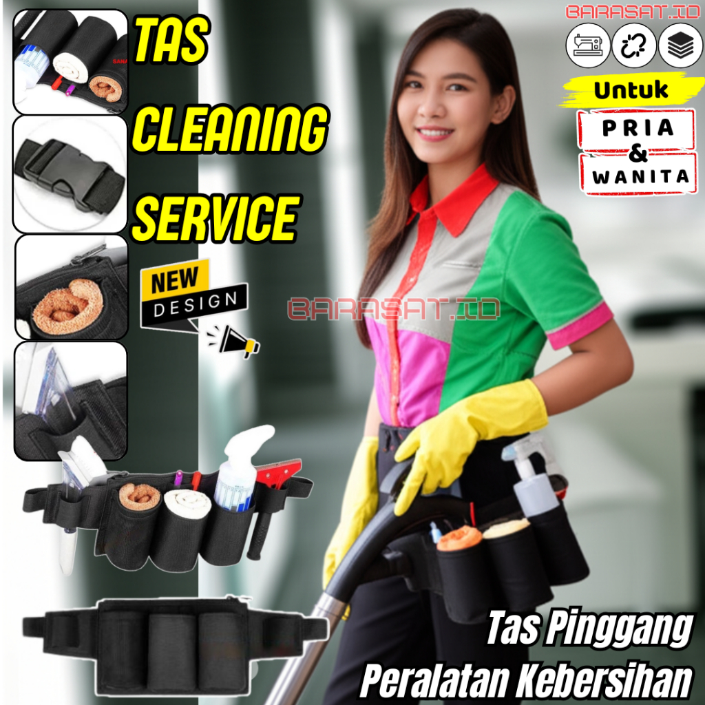 Jual Caddy Bag Tempat alat House keeping Cleaning Service Tas Pinggang ...