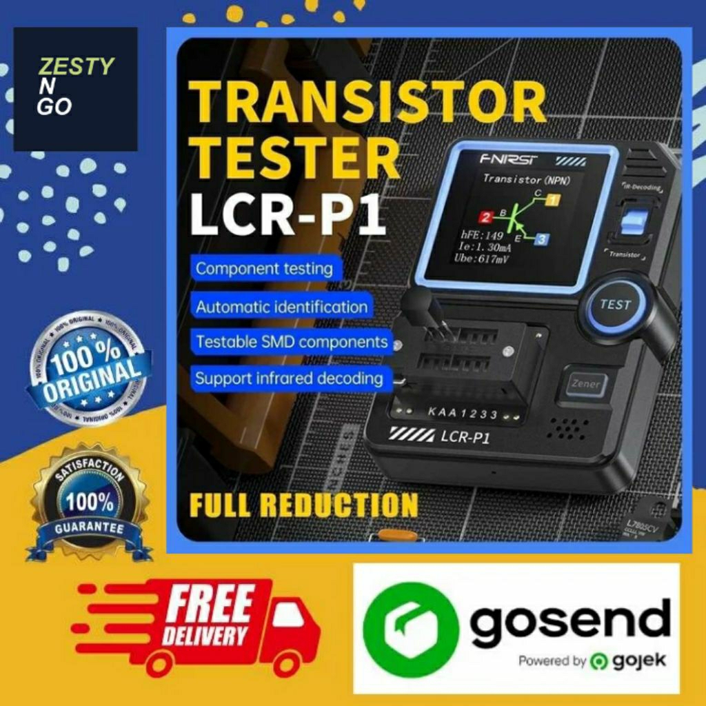 Jual FNIRSI Penguji Transistor Tester Multifunctional Diodes ...