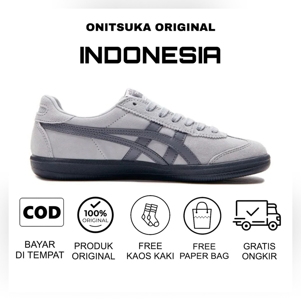 Jual Sepatu Onitsuka Tokuten Grey sepatu pria/ sepatu wanita/ sepatu ...