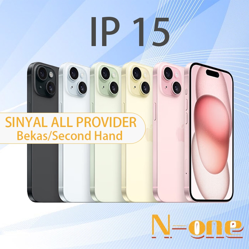 Jual IP 15 256GB/128GB SECOND HAND GOOD CONDITIONS FULLSET MULUS BH 95+ | Shopee Indonesia