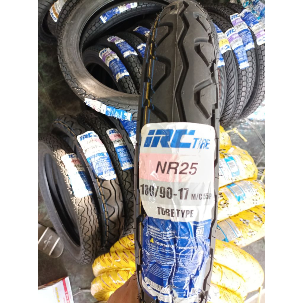 Jual IRC BAN MOTOR TUBETYPE ( NON TUBLES) UK 80/100-17 , 100/90-17 ...