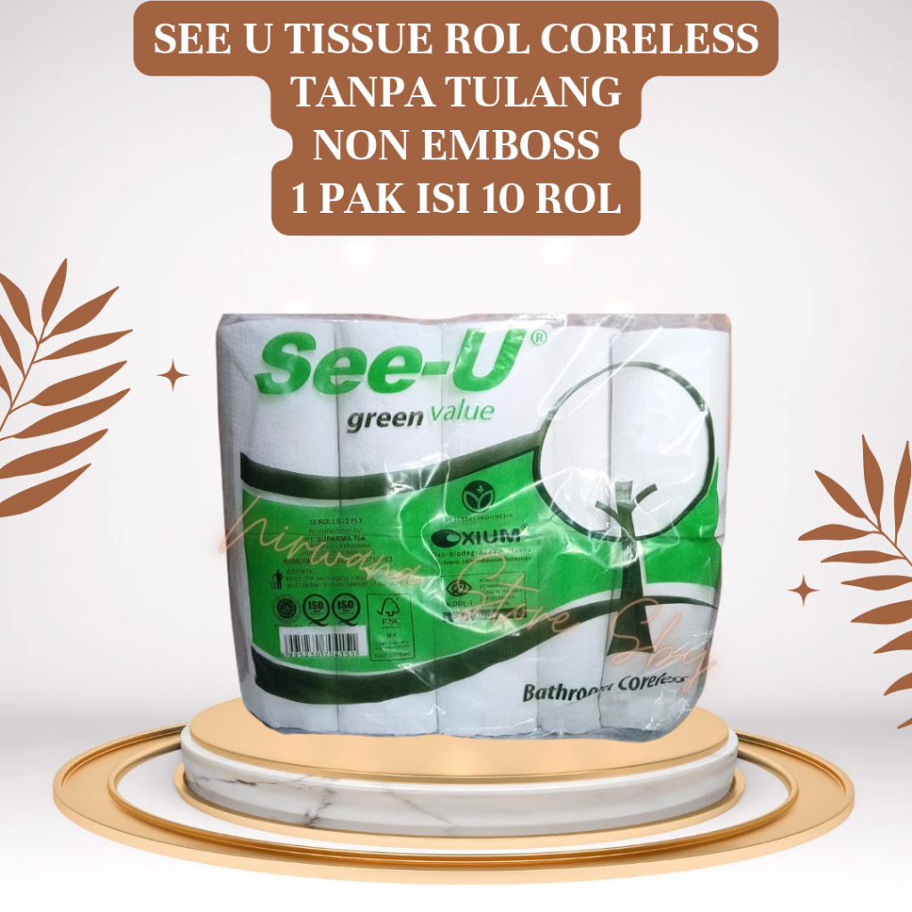 Jual (10 Rol) See U Tissue Rol Coreless / Tanpa Tulang | Tisu Rol ...