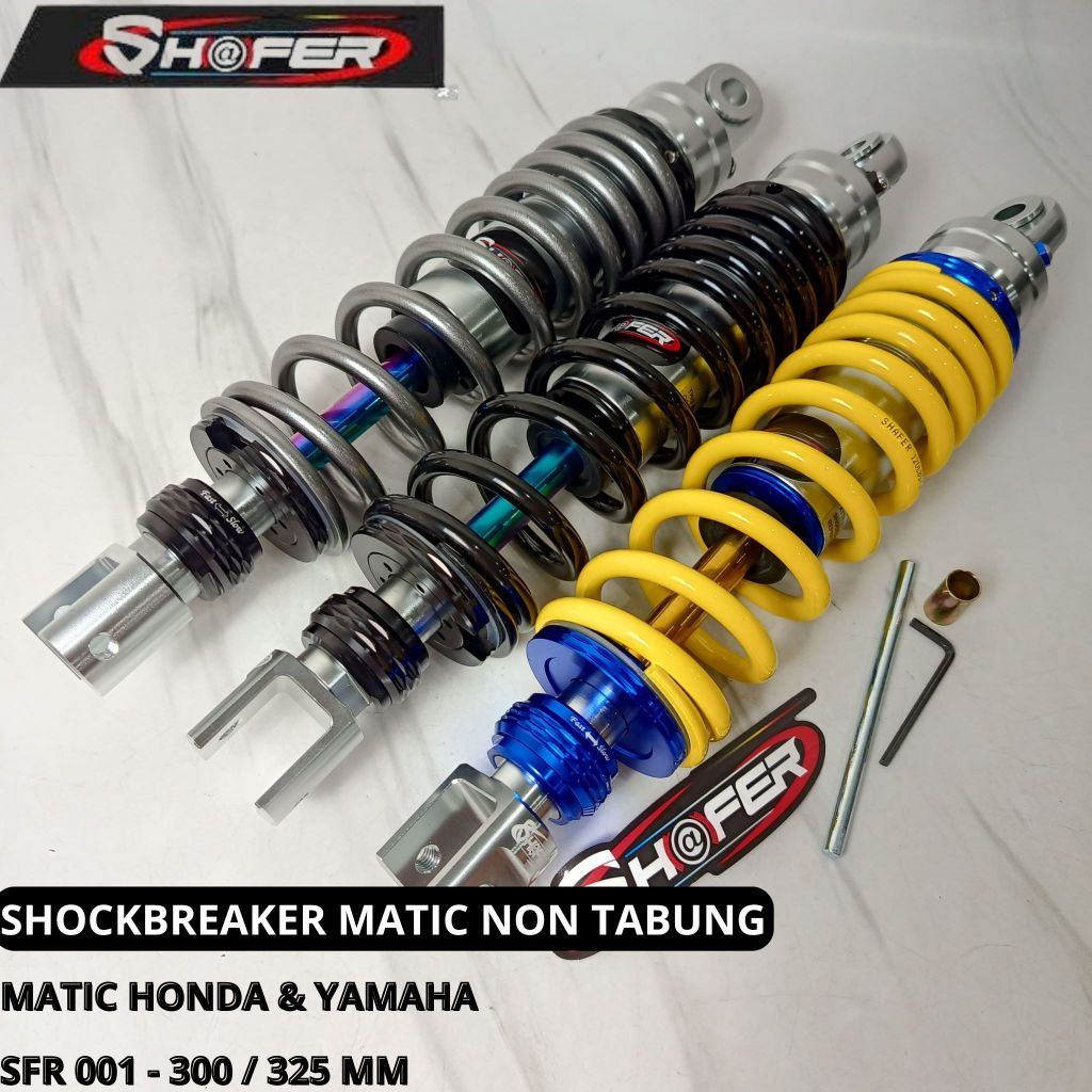 Jual Shock Belakang Shockbreaker Shafer Matic Non Tabung Klik Rebound ...