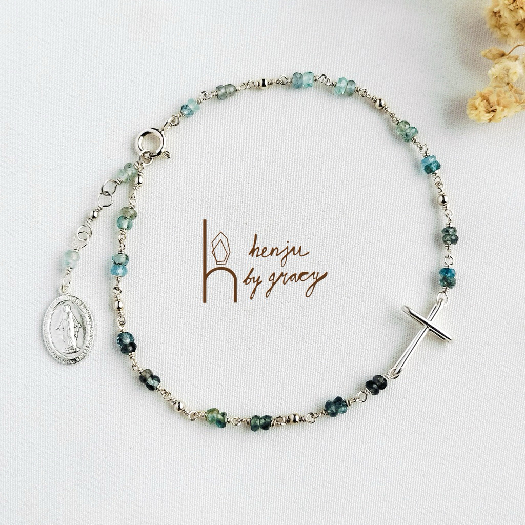 Jual Henju By Gracy | Rosario Gemstone Bracelet | Prayer Bracelet ...