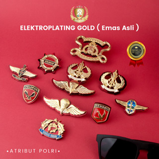 Jual Pin Sar brimob / Emblem Brimob / Wing penerjun / Pin Pelopor ...