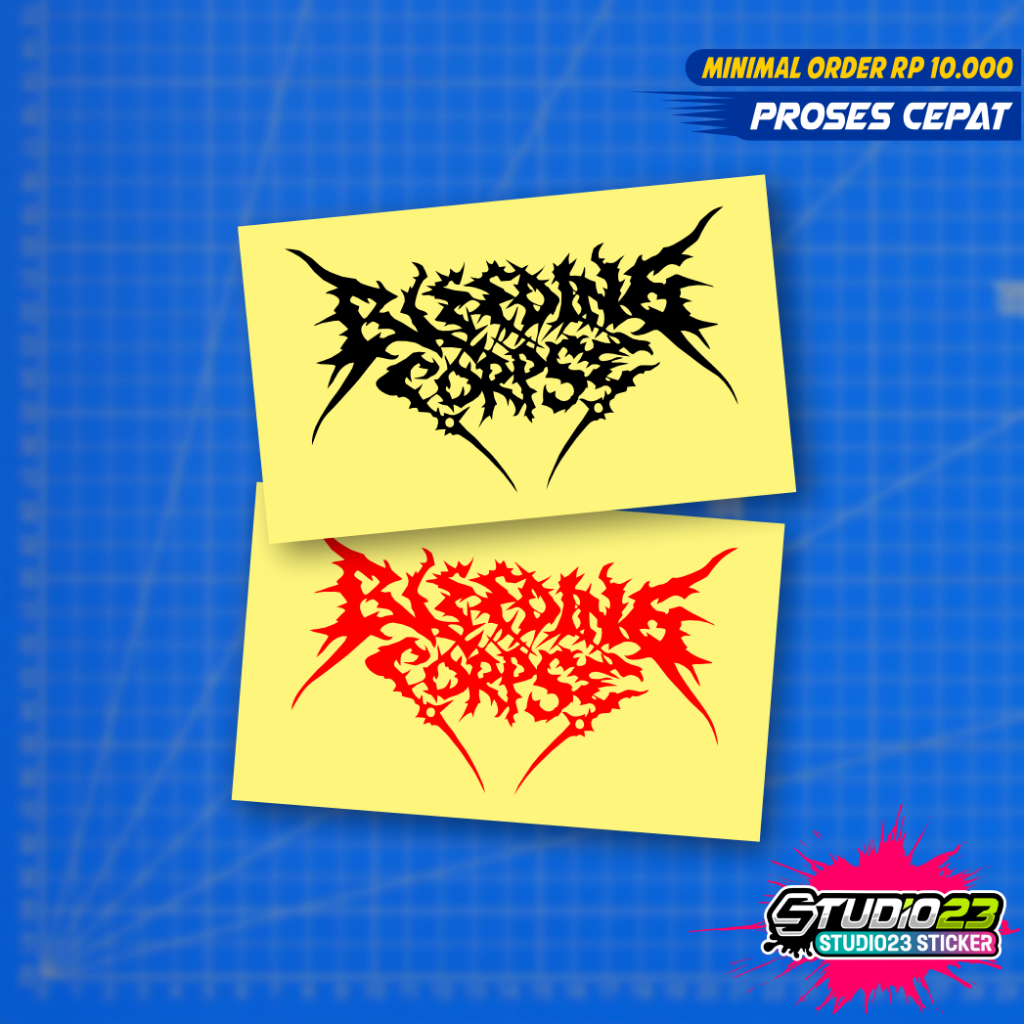 Jual Stiker BLEEDING CORPSE Band metal Cutting Sticker | Shopee Indonesia