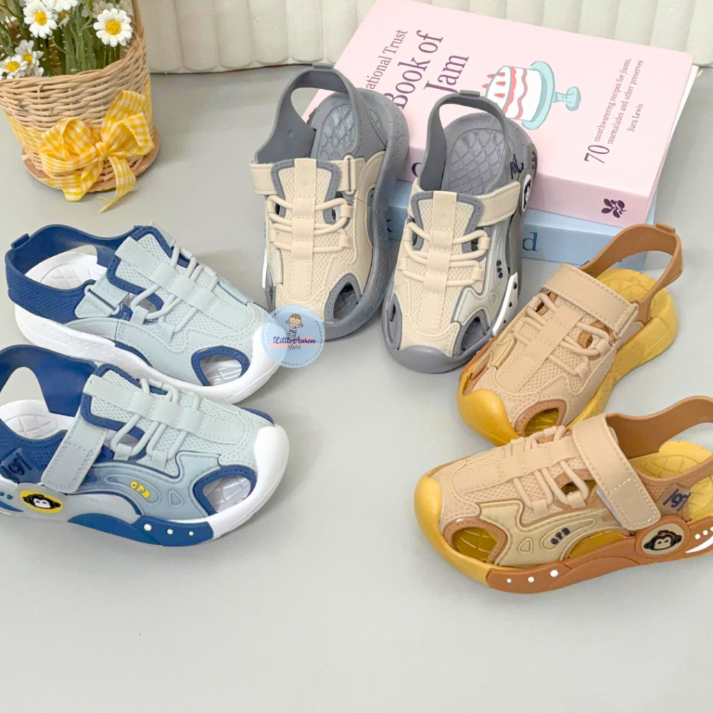 Jual SALE 1.1 LittleAaron MONKEY GO Sandal Anak Bayi Bahan Karet Model ...