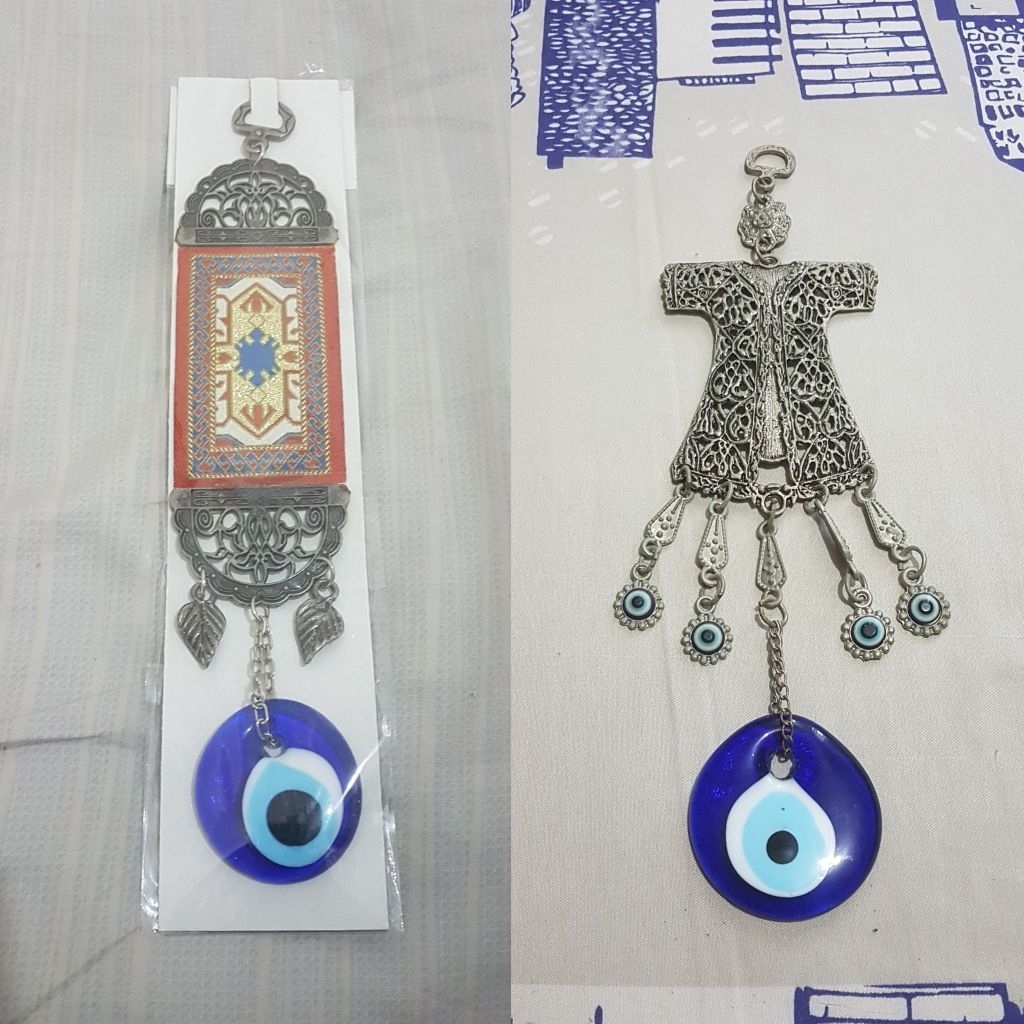 Jual Pajangan Hiasan Dinding Turki Mata Biru Blue Evil Eye Turkey Metal ...