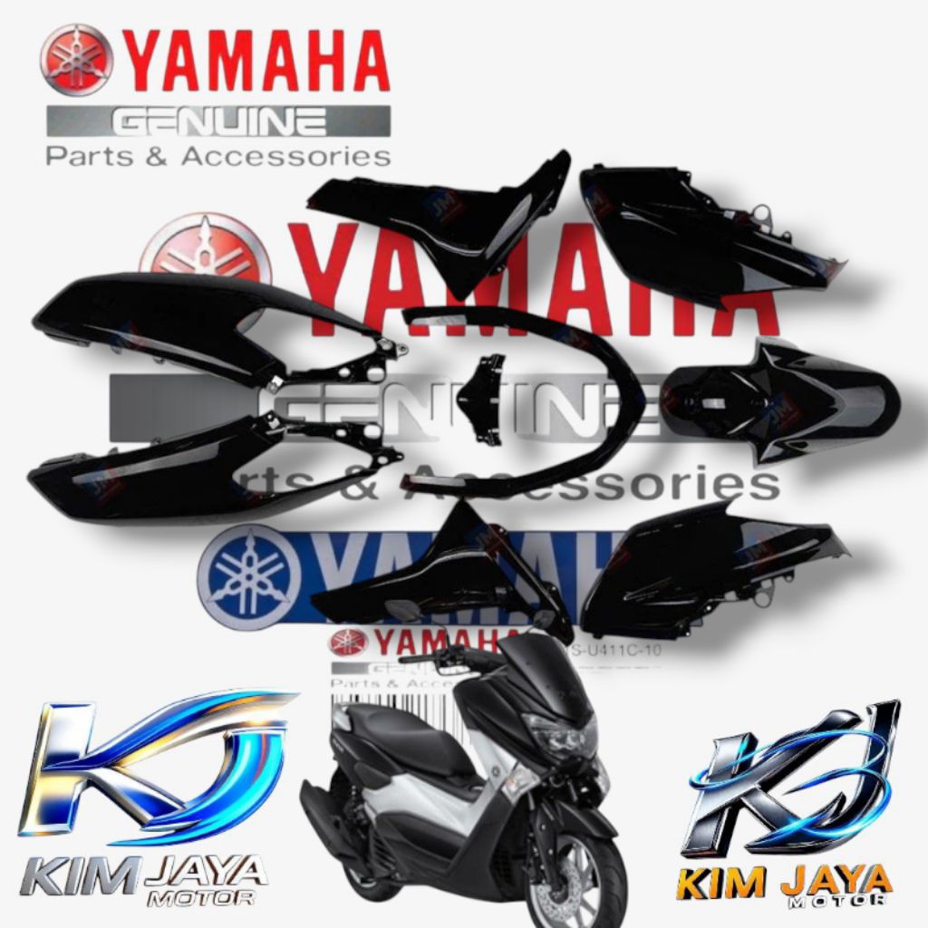 Jual Cover full body halus set yamaha Nmax hitam original | Shopee ...