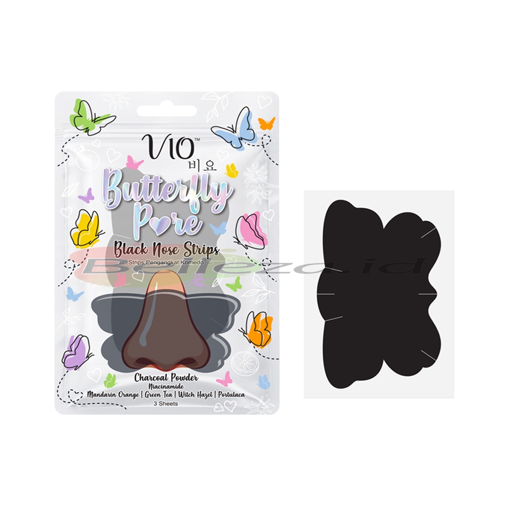 Jual Vio Butterfly Nose Strips / Blackhead Remover / Peel Off Black ...
