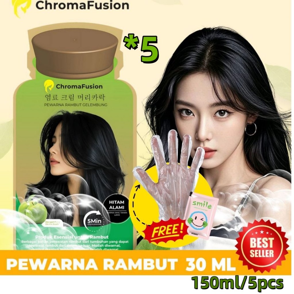 Jual Gratis Alat Cat Rambut-ChromaFusion - Hair Dye Korea Populer ...