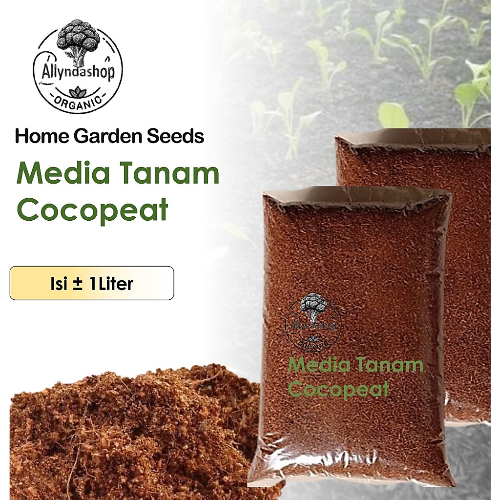 Jual 1liter Media Tanam Pertanian Hidroponik Cocopeat Cocopit Sabut ...